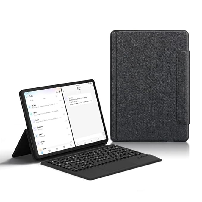 ProElite Wireless Bluetooth TouchPad Keyboard Case Cover for Lenovo Id ...