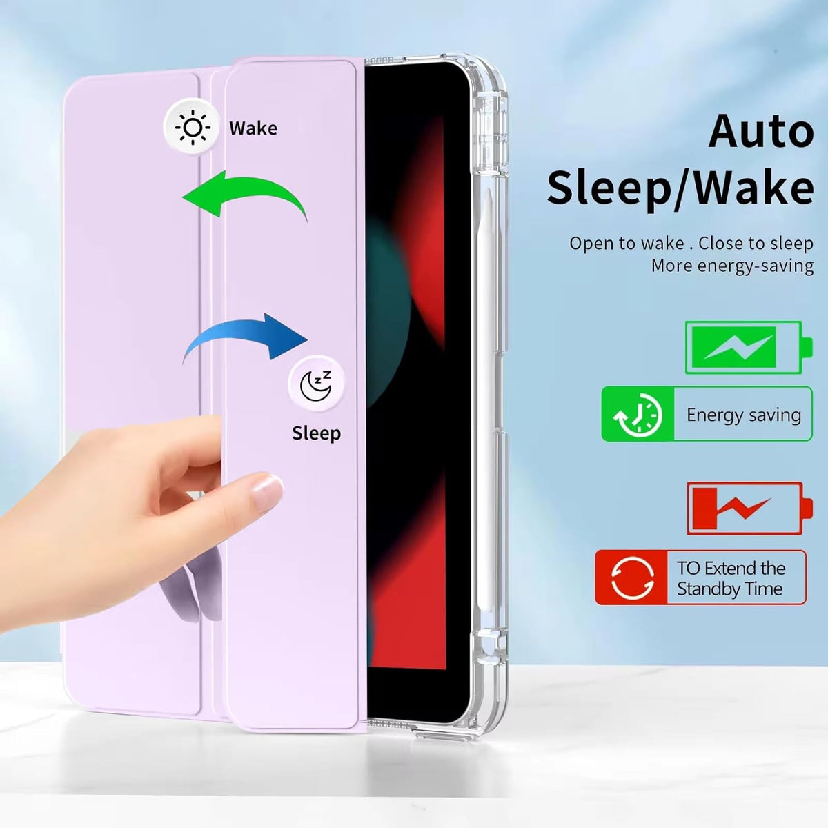 ProElite Sliding Detachable Smart Flip Case Cover for Apple iPad 10.2 ...