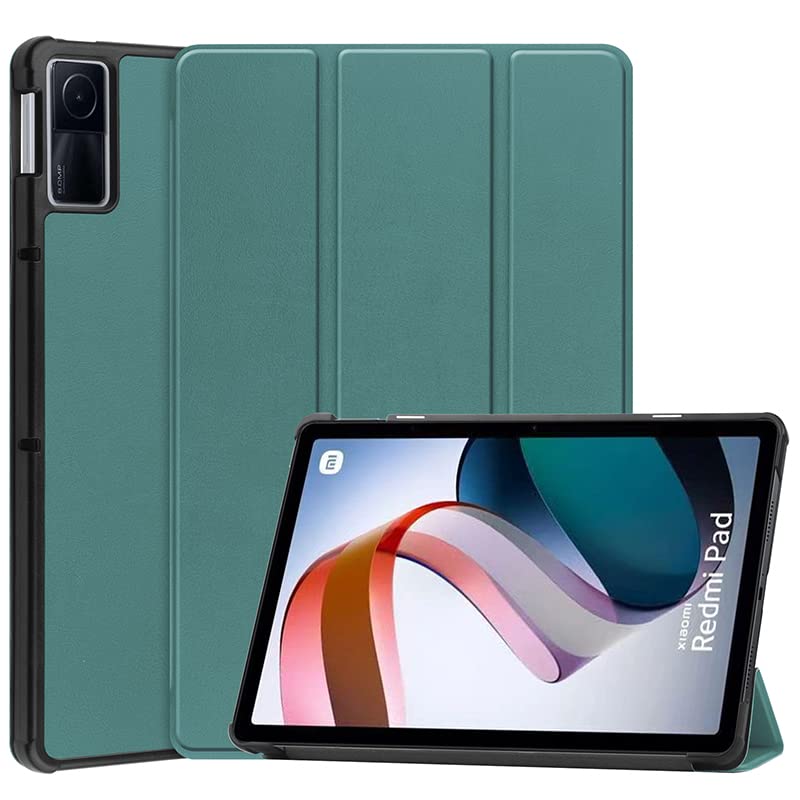 ProElite Slim Trifold Flip case Cover for Redmi Pad 10.6" Tablet, Gree ...